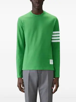 Thom Browne 4-bar Long-sleeve T-shirt - Green