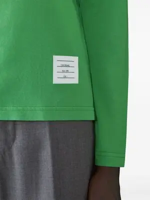 Thom Browne 4-bar Long-sleeve T-shirt - Green