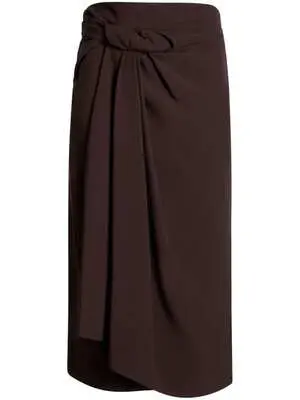 Bally Knot Detail Straight-cut Skirt