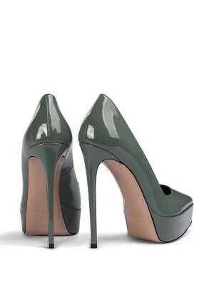 LE SILLA 140mm Uma Pumps - Green