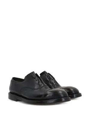 Premiata Leather Derby Shoes - Black