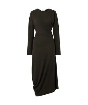 LEMAIRE Twisted Cotton-jersey Midi Dress