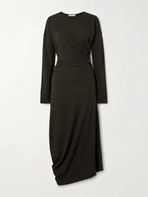 LEMAIRE Twisted Cotton-jersey Midi Dress