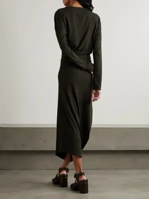 LEMAIRE Twisted Cotton-jersey Midi Dress