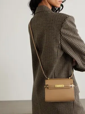 Saint Laurent Manhattan Mini Leather Shoulder Bag
