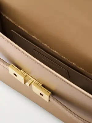 Saint Laurent Manhattan Mini Leather Shoulder Bag