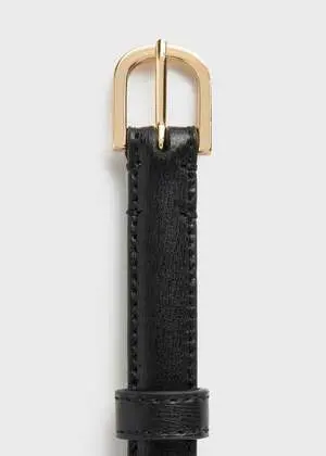 TOTEME Thin Leather Belt