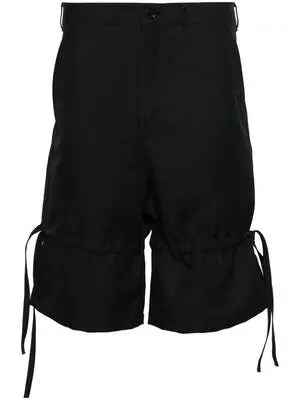 Comme Des Garçons Wide-leg Shorts - Black