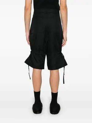Comme Des Garçons Wide-leg Shorts - Black