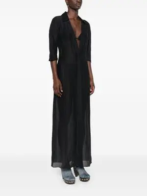 Givenchy 4g-embroidered Maxi Dress