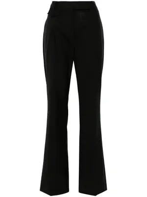 Semicouture Black Wash Pants For Women