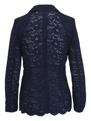 Talbot Runhof Lace Panelled Blazer