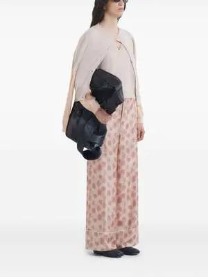 Marni Silk Wide-leg Trousers - Pink