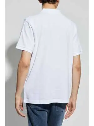 DIESEL® Logo-appliqué Cotton Polo T-shirt