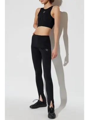Adidas By Stella McCartney Logo-print High-waisted Leggings
