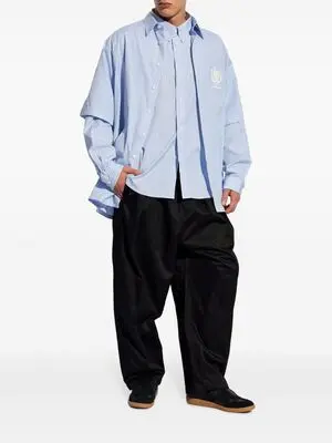 MAISON MARGIELA Pleated Trousers - Black
