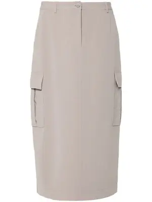 Theory Relaxed Fit Cargo Skirt - Grey