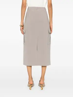 Theory Relaxed Fit Cargo Skirt - Grey