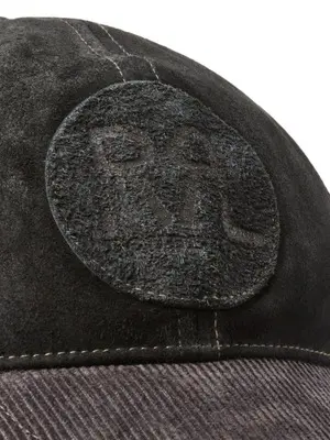 Ralph Lauren Logo-patch Suede Baseball Cap