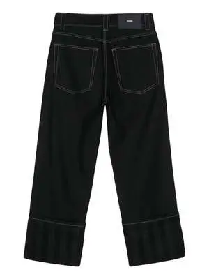 Sunnei Straight-leg Trousers - Black
