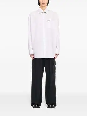 Off-White College Cotton-poplin Shirt