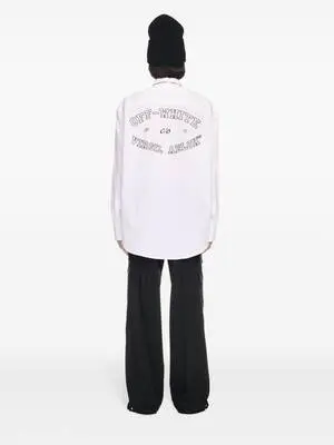 Off-White College Cotton-poplin Shirt