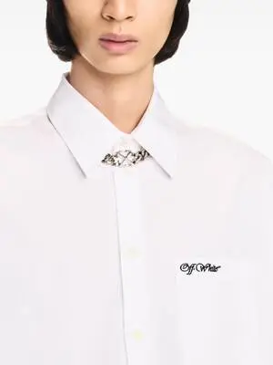 Off-White College Cotton-poplin Shirt