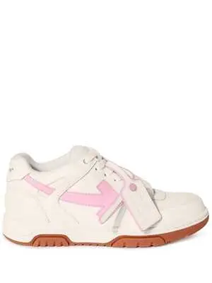 Off-white Paneled Sneakers For Men