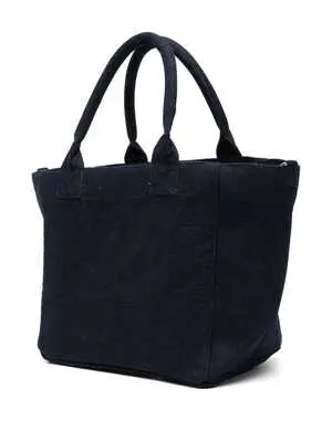 GANNI Embroidered Denim Tote Bag
