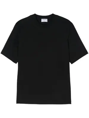 Filippa K Mock-neck T-shirt - Black