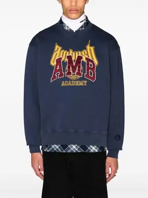AMBUSH Logo-appliqué Sweatshirt - Blue
