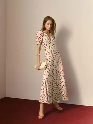 REFORMATION Naira Maxi Dress - Ivory