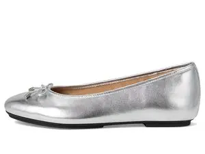 Fitflop Delicato Bow Metallic-leather Ballet Flats