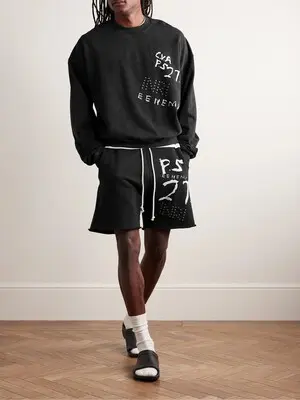 RRR123 Logo-print Cotton-jersey Sweatshirt