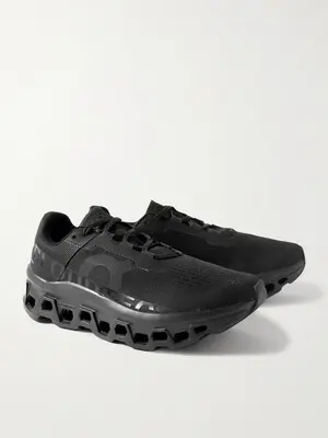 On Rubber-trimmed Mesh Running Sneakers