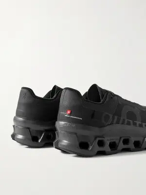 On Rubber-trimmed Mesh Running Sneakers
