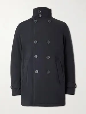 Herno Pea Coat Coats For Men