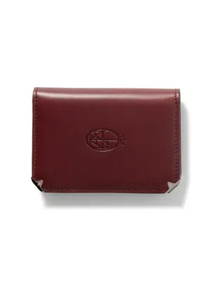 JACQUES MARIE MAGE-Jacques Marie Mage - Elston Leather Trifold Wallet - Men - Burgundy