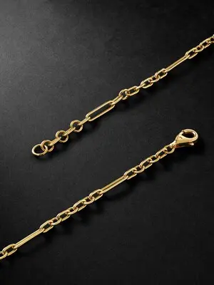 FOUNDRAE Mixed Clip 18-karat Chain Necklace