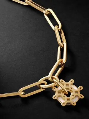 FOUNDRAE L'eternelle 18-karat And Enamel Chain Bracelet