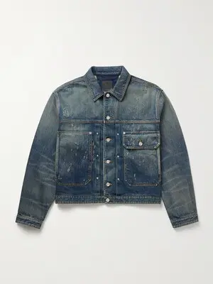 Givenchy Distressed Jackets For Men
