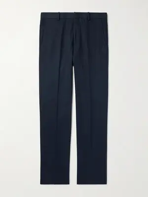 Loro Piana Jarno Austin Straight-leg Trousers - Blue