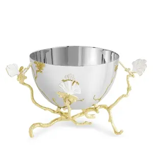 Michael Aram Butterfly Ginkgo Gold Small Bowl - Silver