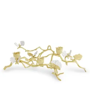 Michael Aram Butterfly Ginkgo Low Candleholders - Gold