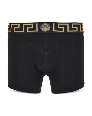 Versace Greca Border Trunks - Black-gold