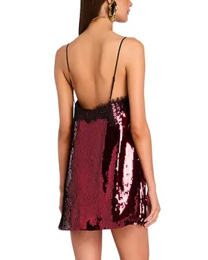 Retrofete Sequin Dress - Port