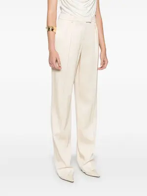 TOM FORD Pleated Trousers - Neutrals