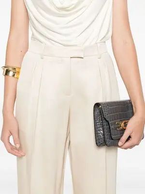 TOM FORD Pleated Trousers - Neutrals