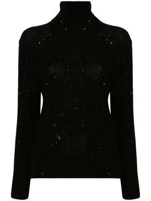 Fabiana Filippi Sequin Embellished Sweater - Black