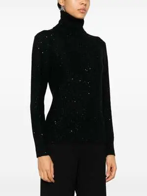Fabiana Filippi Sequin Embellished Sweater - Black